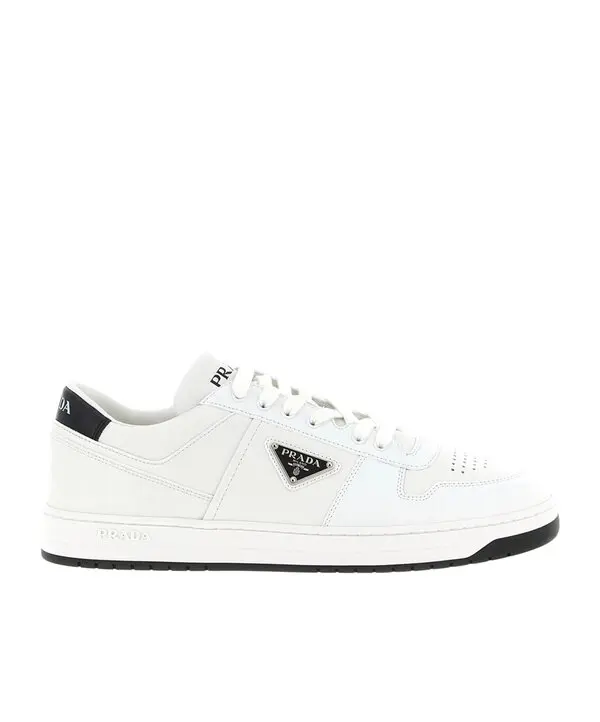Prada Downtown Lace-up Sneakers - White