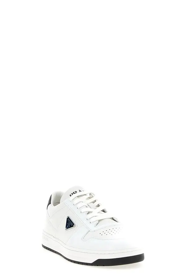 Prada Downtown Lace-up Sneakers - White