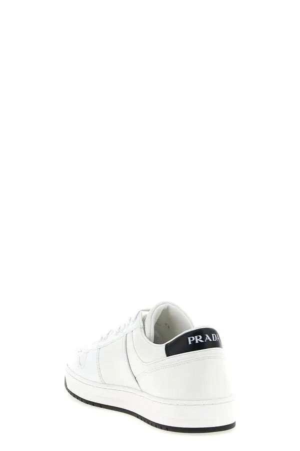 Prada Downtown Lace-up Sneakers - White