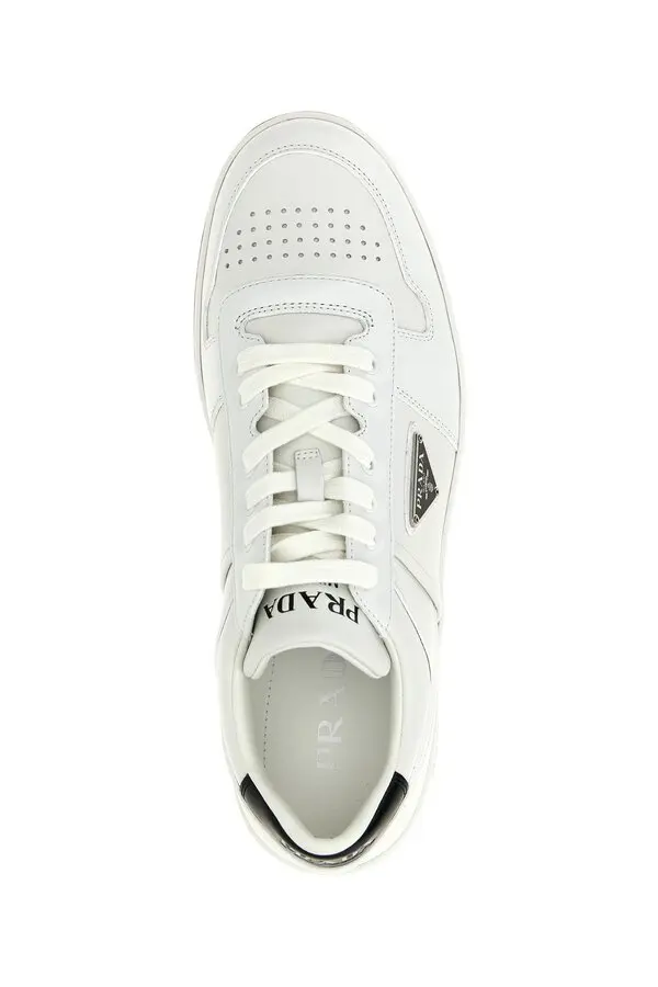 Prada Downtown Lace-up Sneakers - White