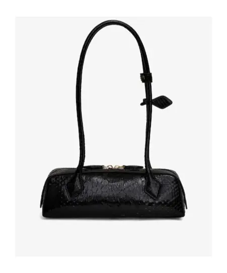 Alaïa Le Teckel Small Shoulder Bag - Black
