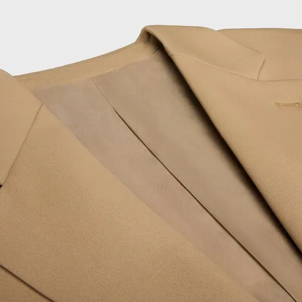 Celine Tailored Jacket In Stretch Wool Gabardine