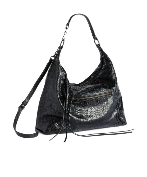 Balenciaga Le City Hobo Bag - Black