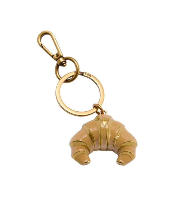AMI Paris De Coeur Croissant Keyring - Amber