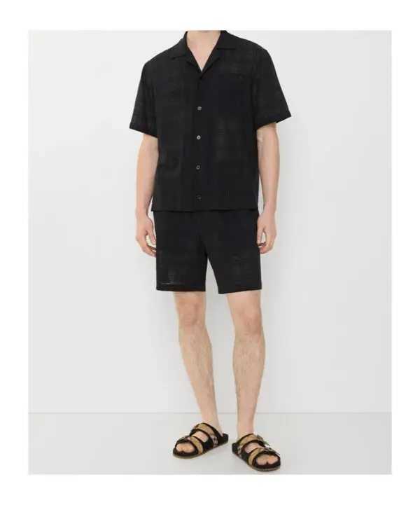 Burberry Check Cotton Voile Shorts