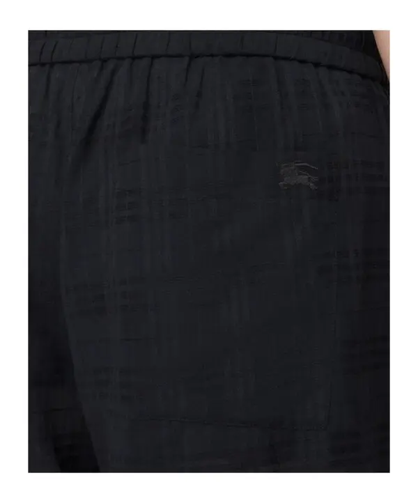 Burberry Check Cotton Voile Shorts