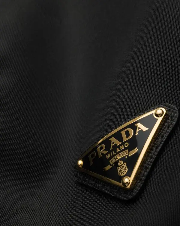 Prada Re-nylon Visor Cap - Black