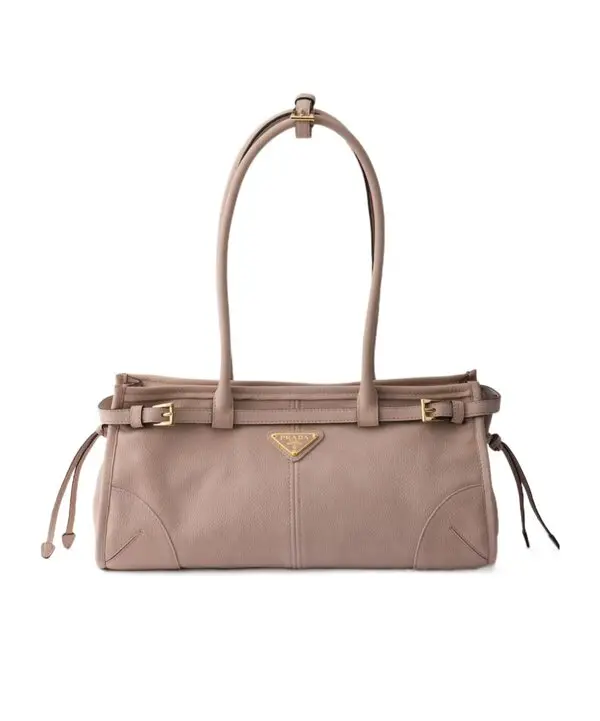 Prada Bonnie Buckled Tote Bag - Water Lily Color