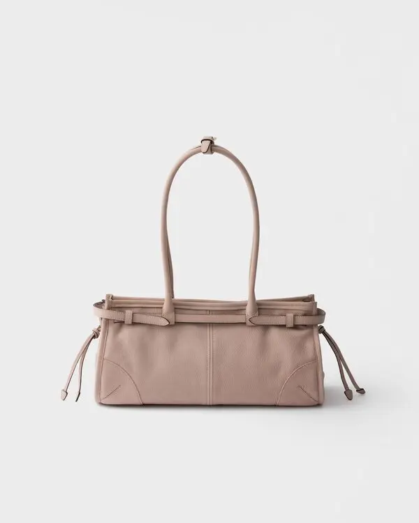 Prada Bonnie Buckled Tote Bag - Water Lily Color