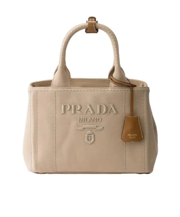 Prada Canvas Tote Bag