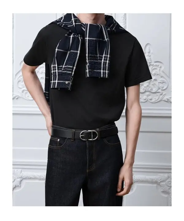 Dior T-shirt With Embroidery, Relaxed Fit - Black