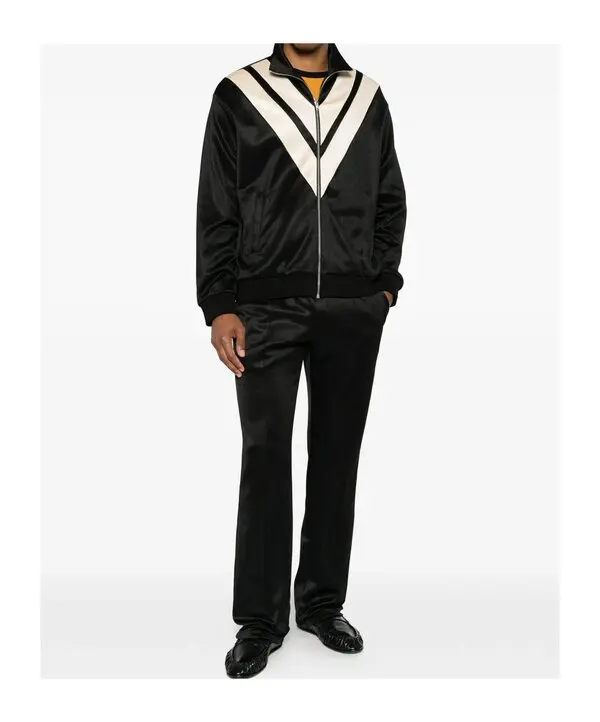 Valentino Garavani V-embellishment Bomber Jacket - Black