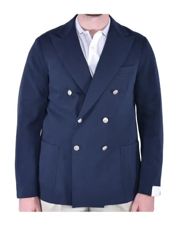 Eleventy Lapel Long-sleeved Suit Jacket