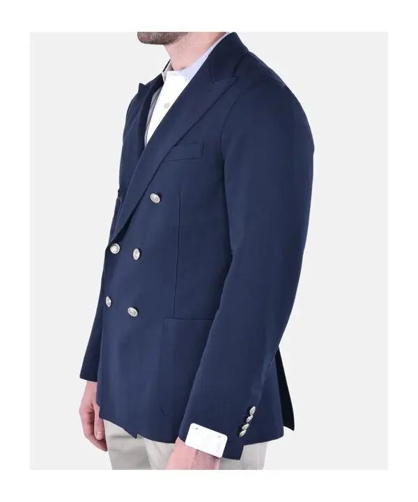 Eleventy Lapel Long-sleeved Suit Jacket