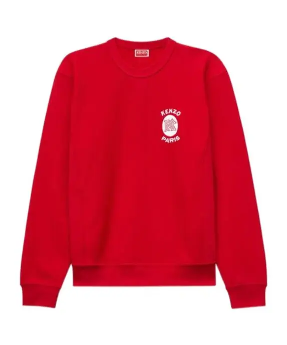 Kenzo Emblem Embroidered Cotton Sweatshirt