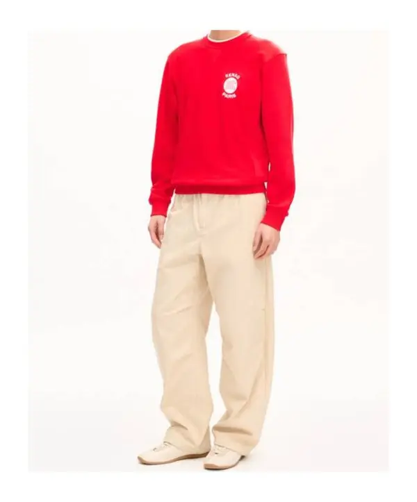 Kenzo Emblem Embroidered Cotton Sweatshirt