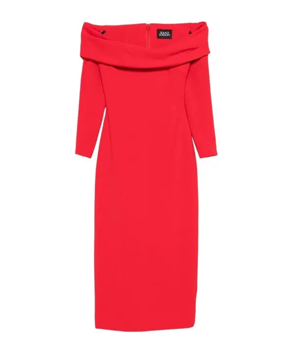 Solace London Off-the-shoulder Long Dress