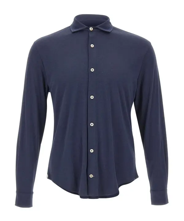 Eleventy Classic Collar Long-sleeve Shirt
