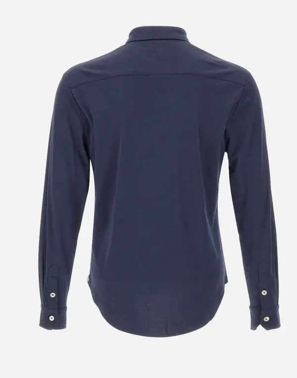 Eleventy Classic Collar Long-sleeve Shirt
