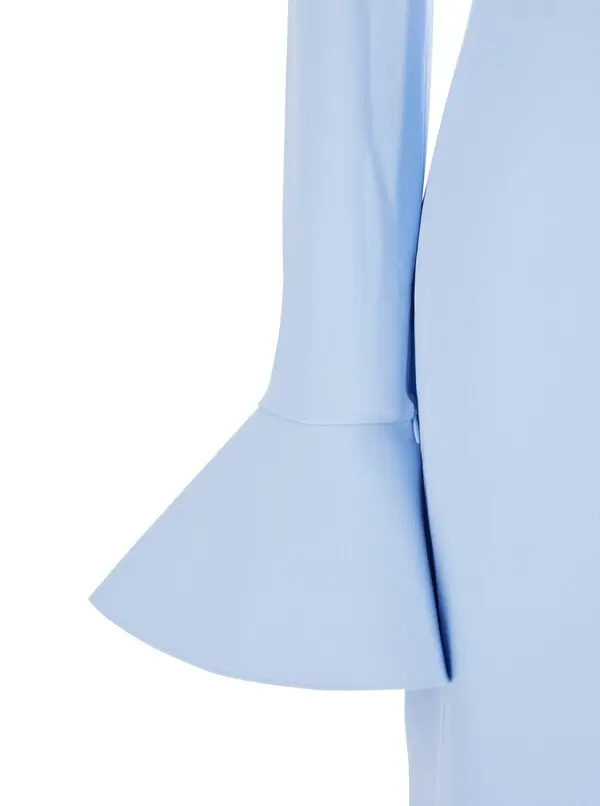 Solace London Anica Off-shoulder Flared Sleeve Maxi Dress