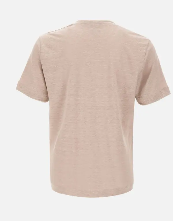 Eleventy Contrast Trim Short Sleeved Knitted T-shirt