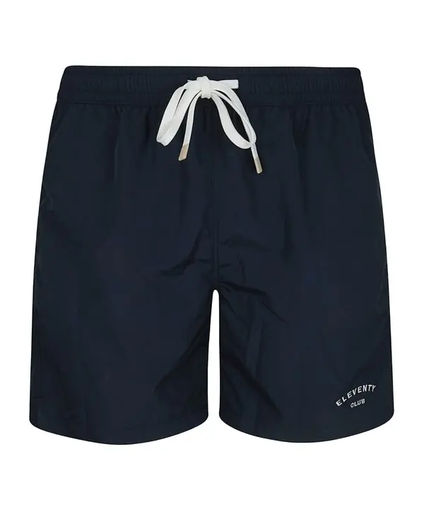 Eleventy Drawstring Swim Shorts - Black