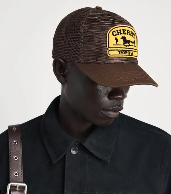 CHERRY LOS ANGELES Mesh Patch Trucker Cap