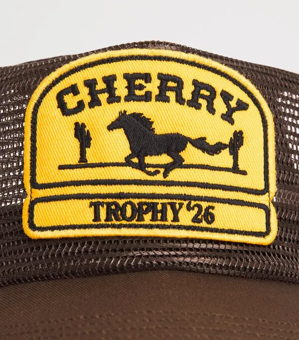 CHERRY LOS ANGELES Mesh Patch Trucker Cap