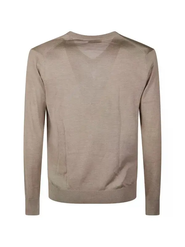 BALLANTYNE V-neck Knitted Sweater