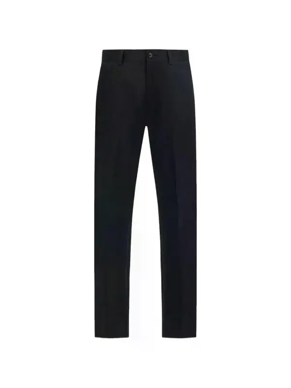 Amiri Logo-embroidered Tailored Trousers - Black