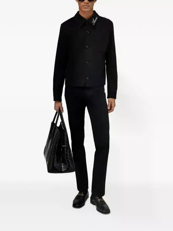 Amiri Logo-embroidered Tailored Trousers