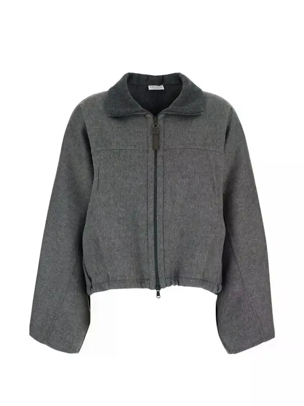 Brunello Cucinelli Monili-embellished Zip-up Jacket