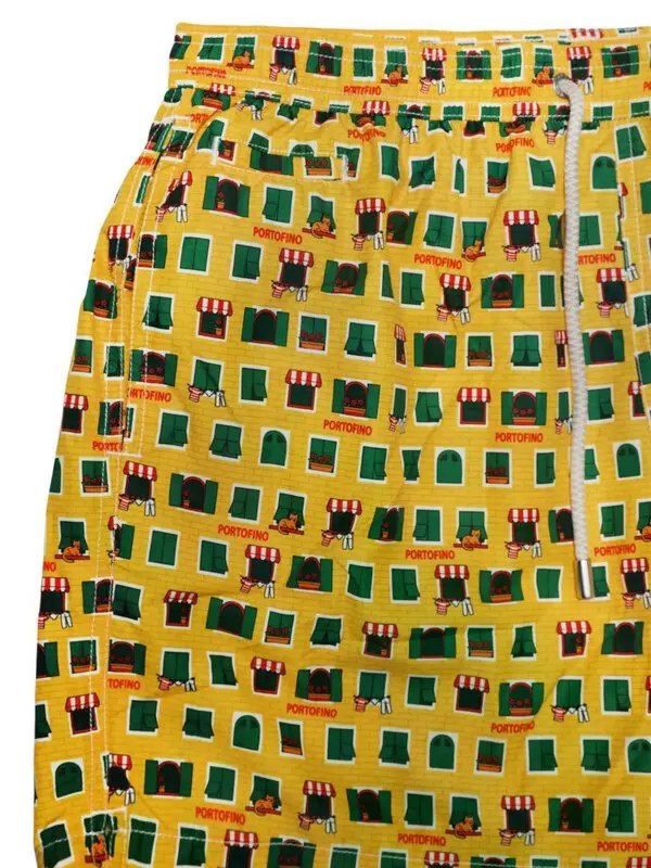 MC2 SAINT BARTH Graphic Print Swim Shorts