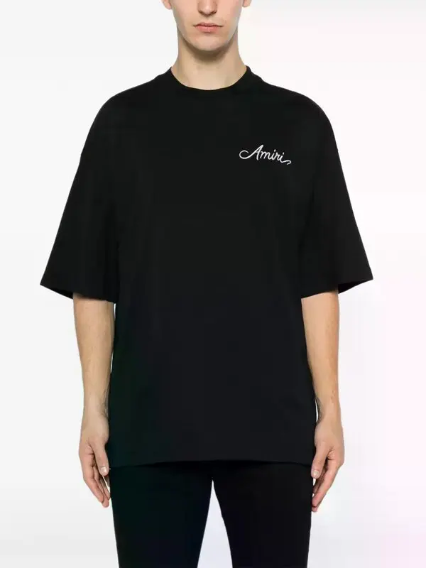Amiri Logo-embroidered T-shirt