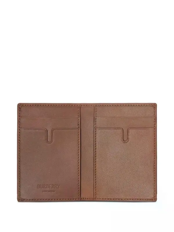Burberry Check Folding Card Case