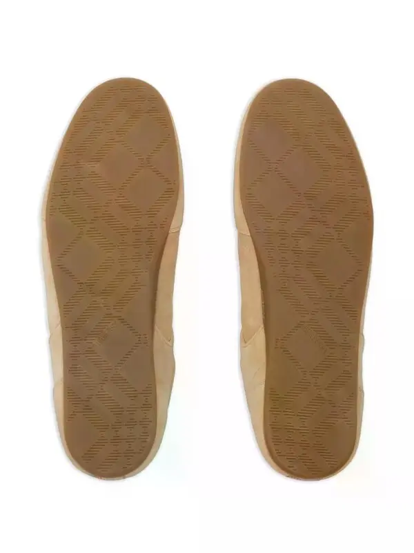Burberry Suede Knight Runner Sneakers