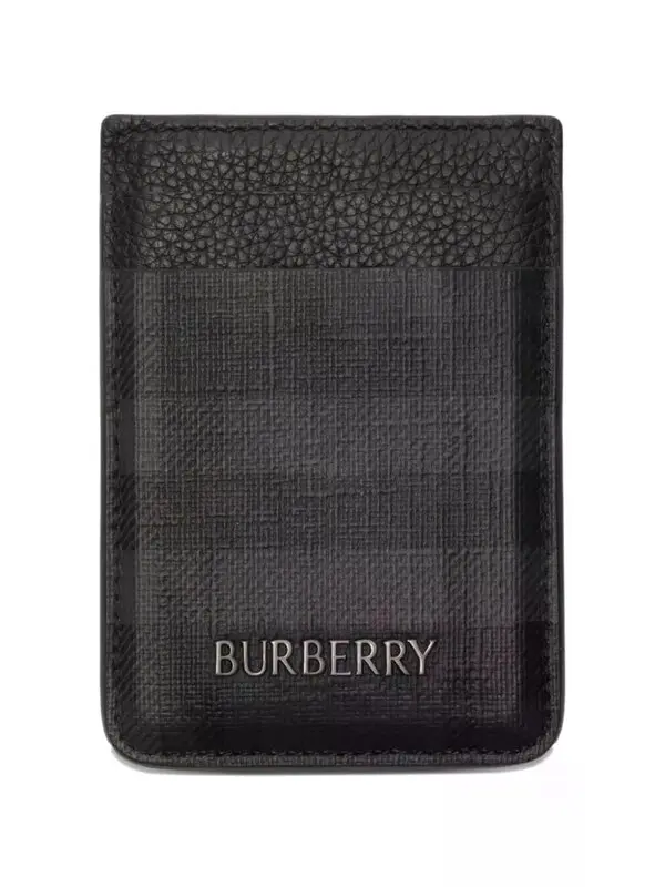 Burberry City Check Magnetic Card Case