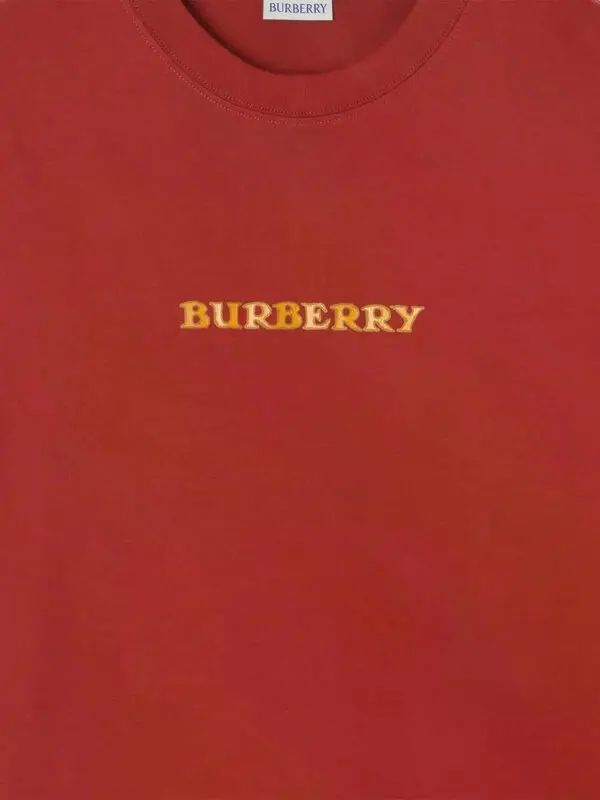 Burberry Heritage Logo Cotton T-shirt
