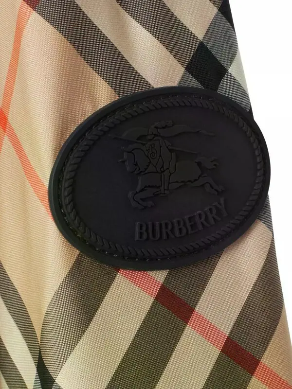 Burberry Check Lightweight Hooded Jacket