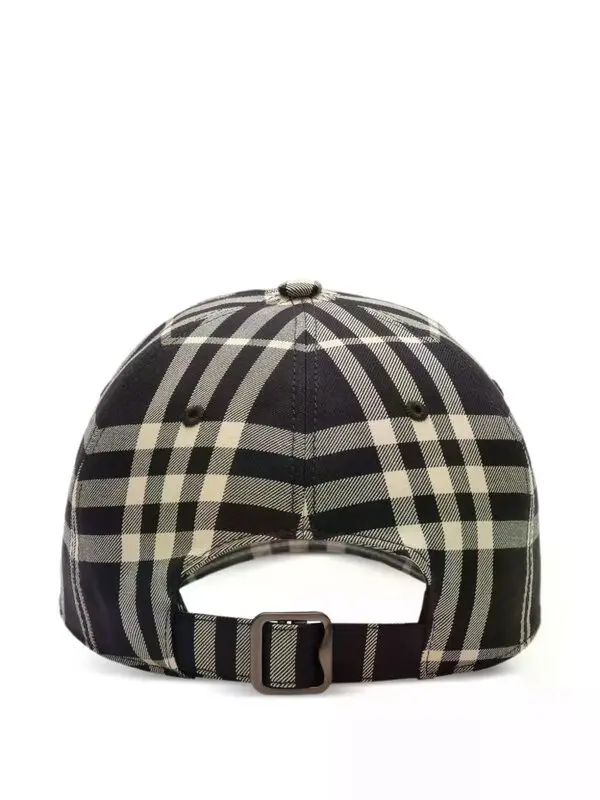 Burberry Check Cotton Baseball Cap