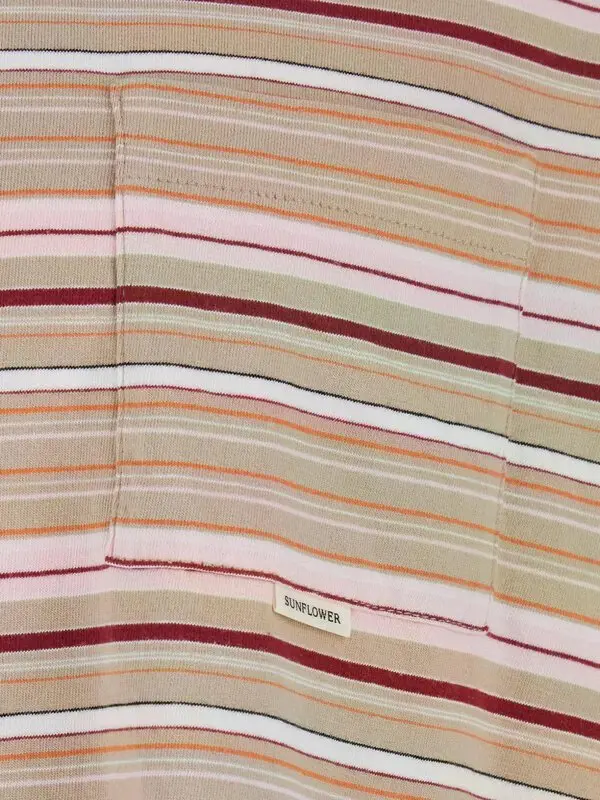 SUNFLOWER Striped Chest-pocket Sweater