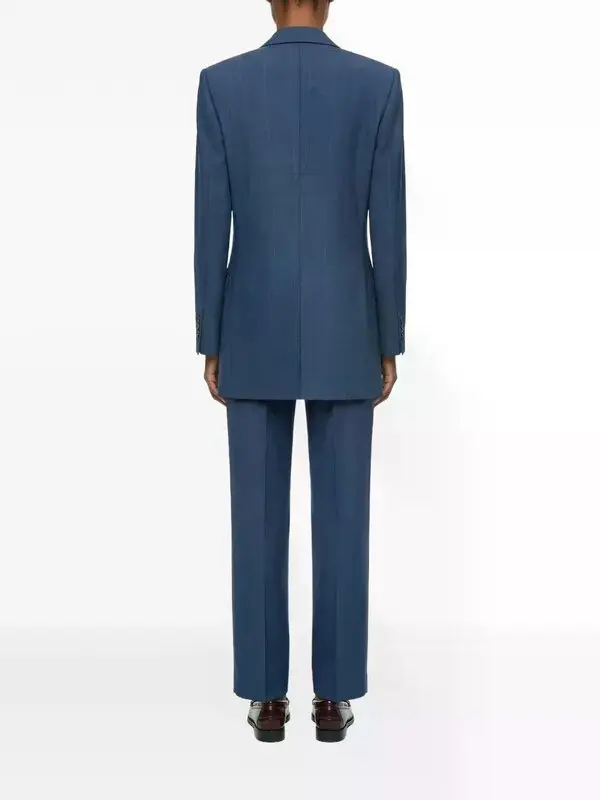 SITUATIONIST Double-breasted Checked Blazer