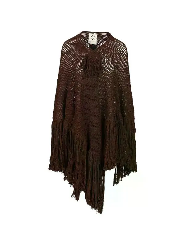 CHIARA IS Peonia Fringed Shawl