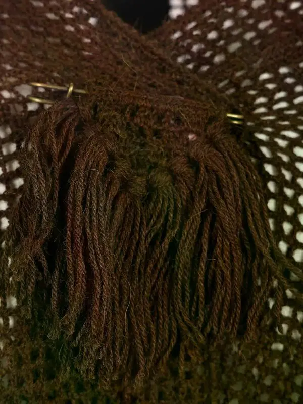 CHIARA IS Peonia Fringed Shawl
