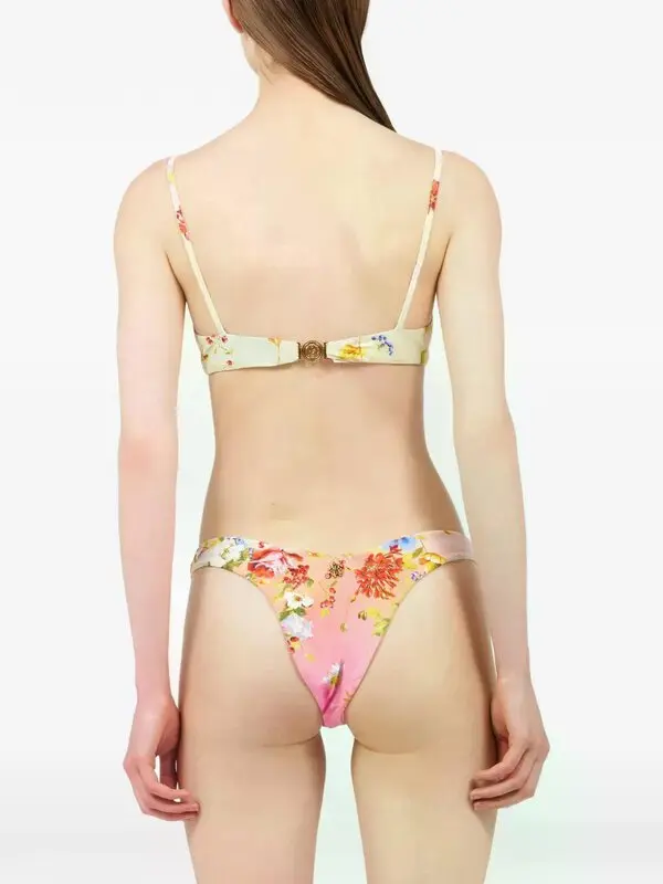 Roberto Cavalli Floral Print Detail Bikini Top