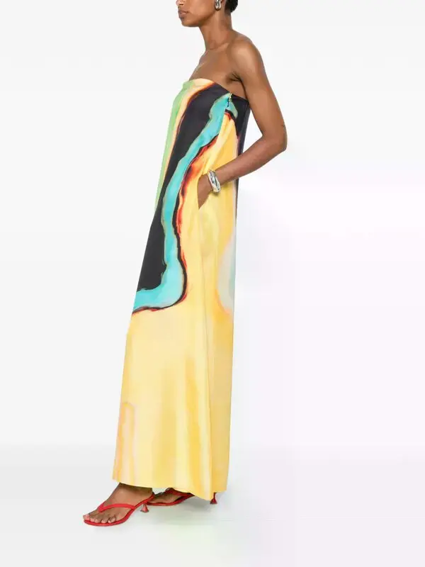 Christopher Esber Aura Strapless Maxi Dress