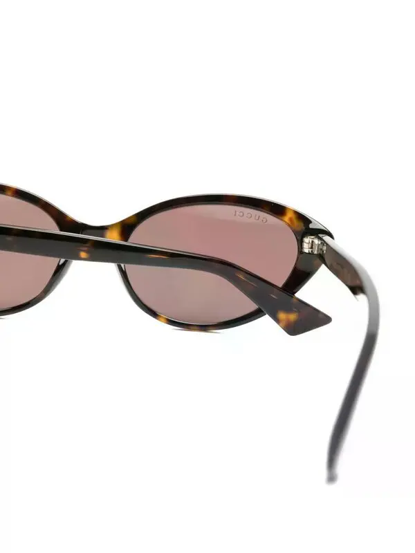 Gucci Tortoiseshell Effect Cat-eye Sunglasses