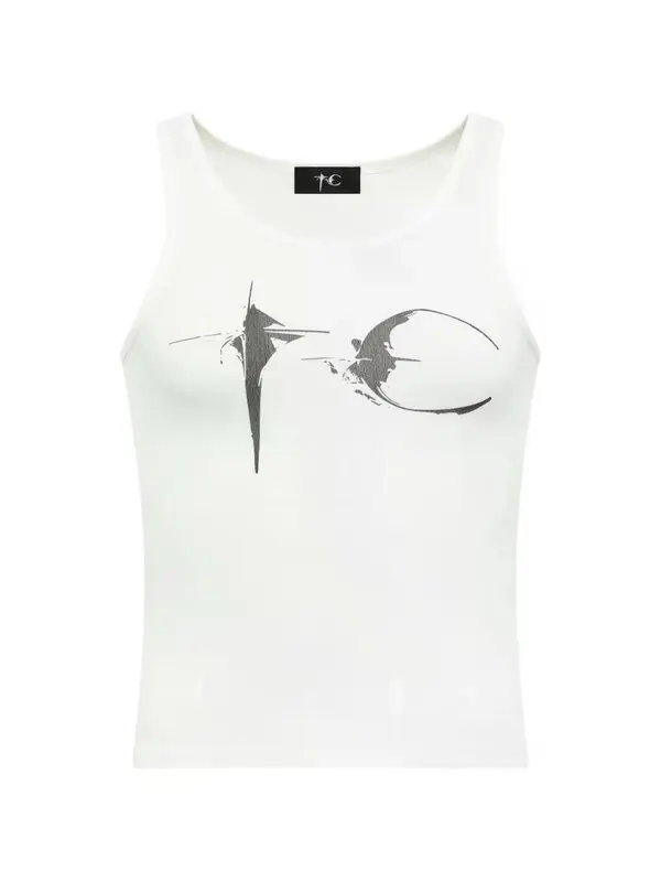 THUG CLUB Not Easy Tank Top - White