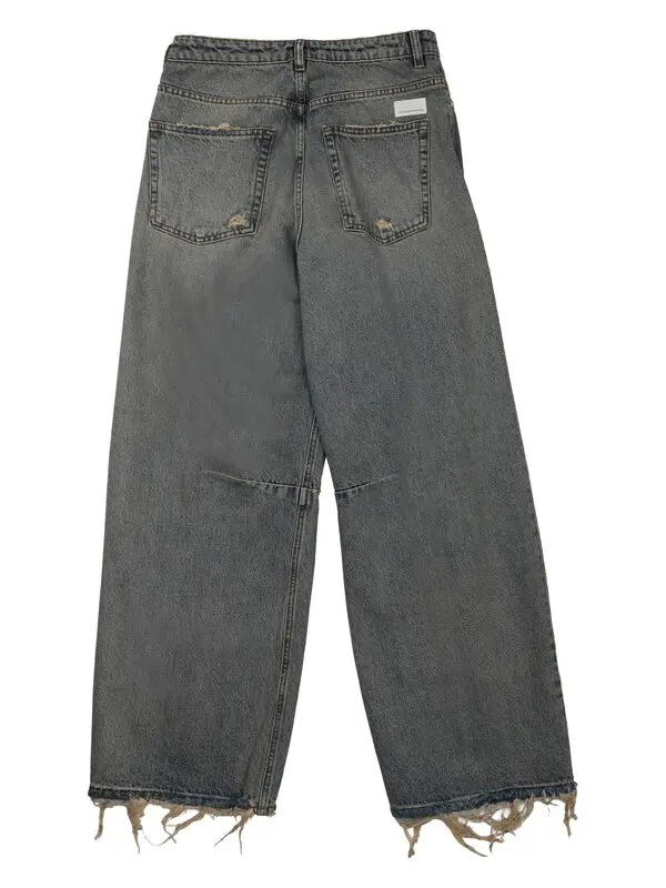 NINE:INTHE:MORNING Ergonomic Destroyed Jeans