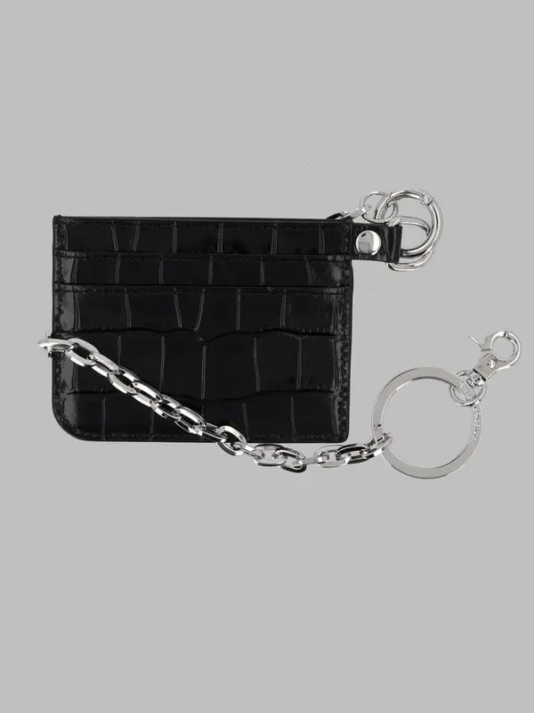 VIVIENNE WESTWOOD Flat Chain" Card Holder With Metal Chain Detail